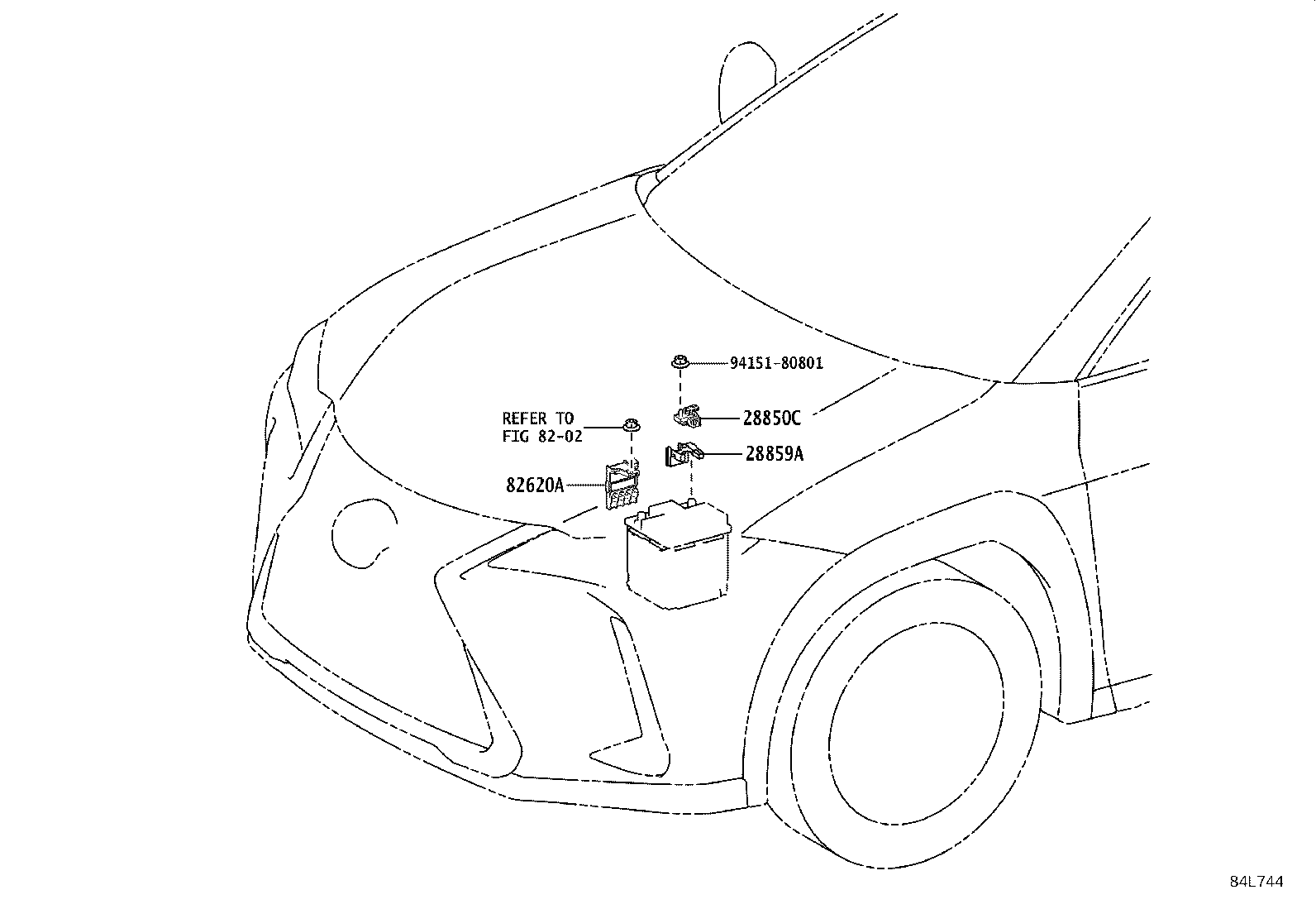 28850-K0010 Sensor Assy, Battery State Lexus | YoshiParts