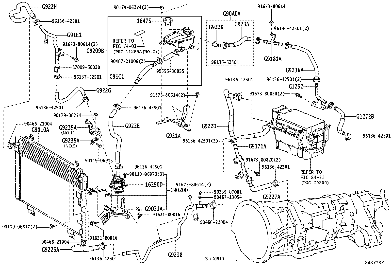 G9181-50010 Pipe, Inverter Cooling, No.2 Lexus | YoshiParts