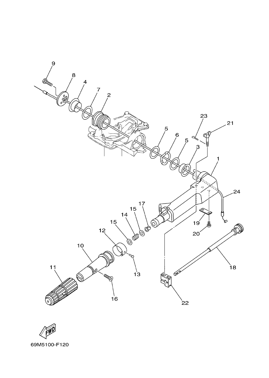 97075-08025-00 Bolt Yamaha | YoshiParts
