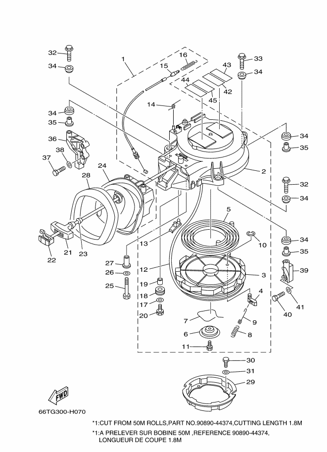66T-15705-00-00 Spring, Drive Pawl Yamaha | YoshiParts