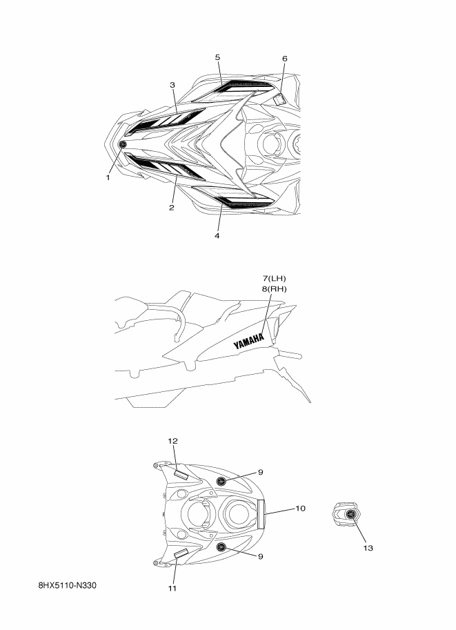 99244-00140-00 エンブレム,YAMAHA Yamaha | YoshiParts