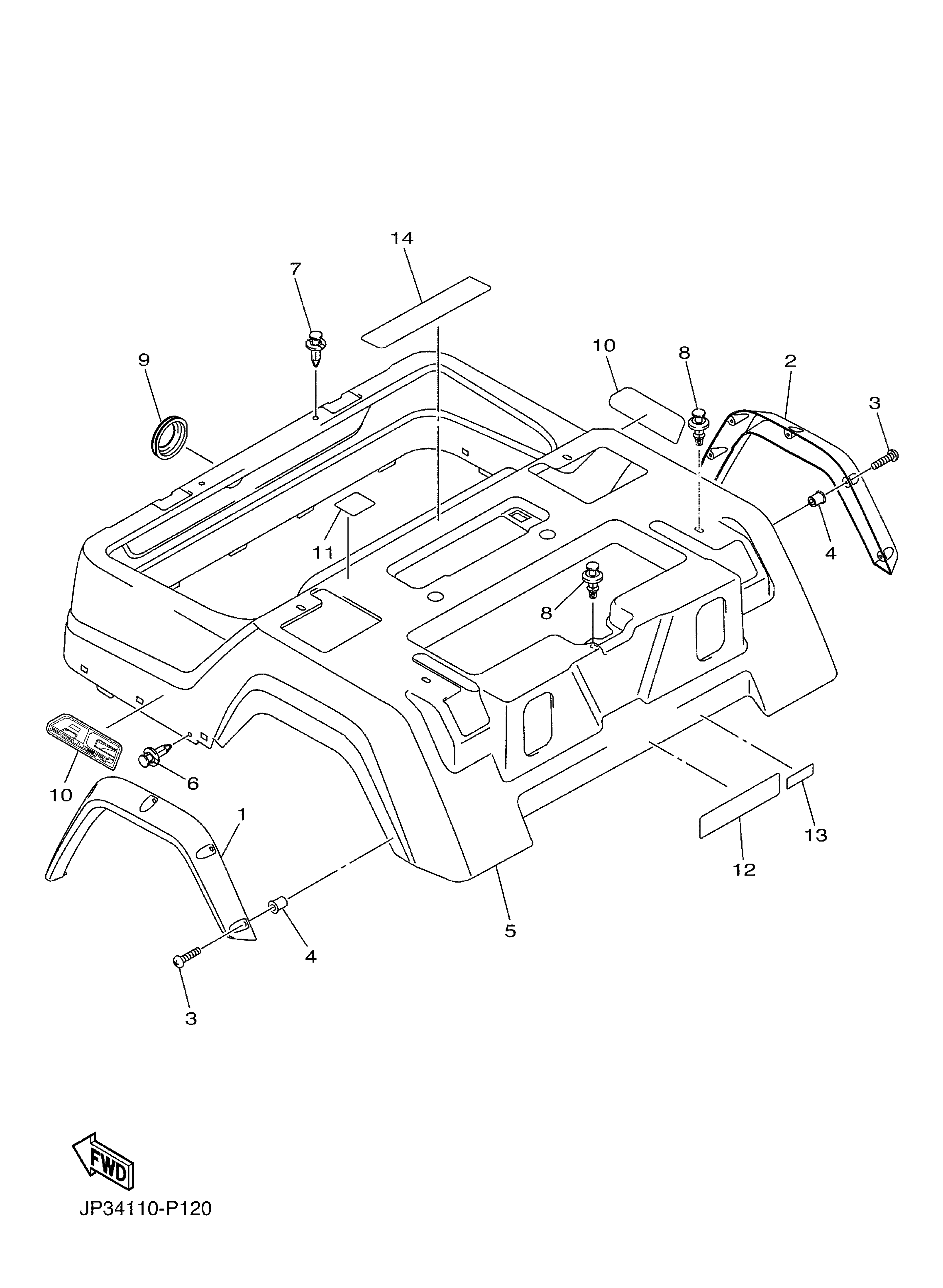 JW9-K827A-00-00 Guide 1 Yamaha | YoshiParts
