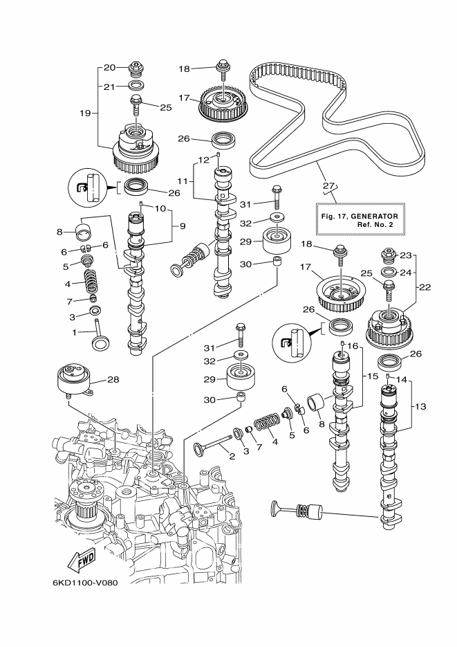 6CB-15512-00-00 Gear, Idler 1 Yamaha | YoshiParts