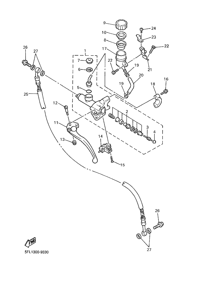 3FV-2589F-00-00 Bolt, Lever Yamaha | YoshiParts