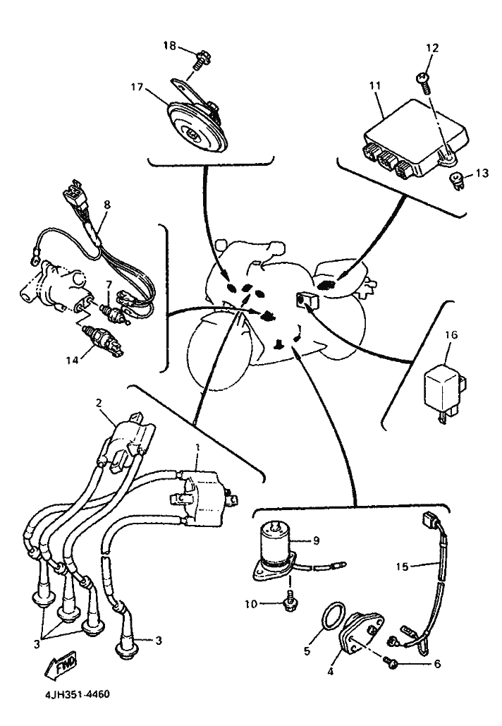 3LN-82560-00-00 Thermo Switch Assembly Yamaha | YoshiParts