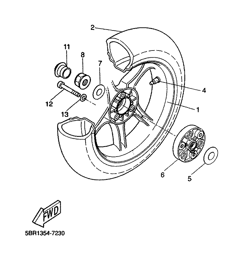 90185-14070-00 Nut, Self-Locking Yamaha | YoshiParts