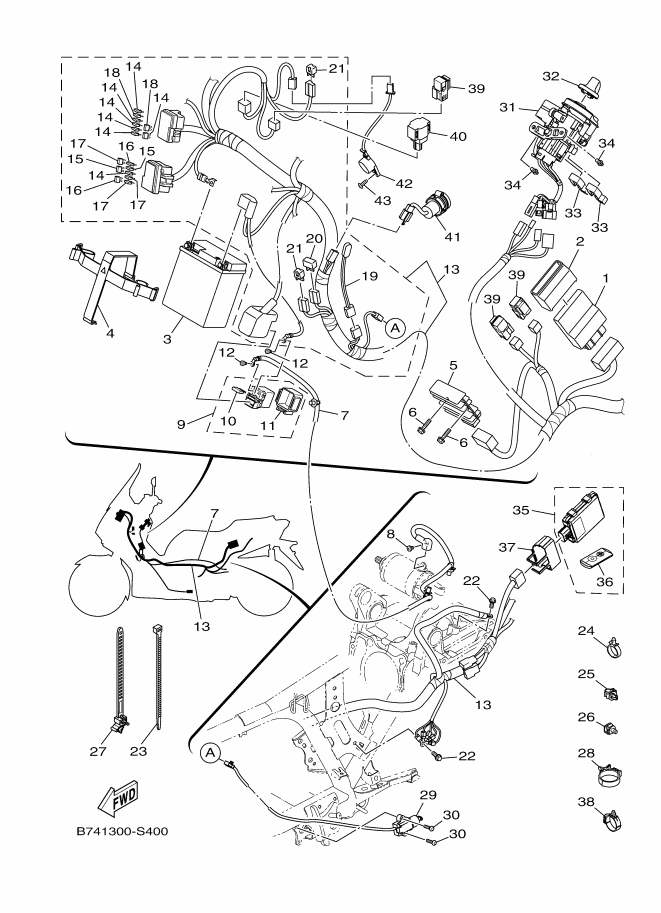 B74-H1950-00-00 ﾘﾚ-ｱｾﾝﾌﾞﾘ Yamaha | YoshiParts