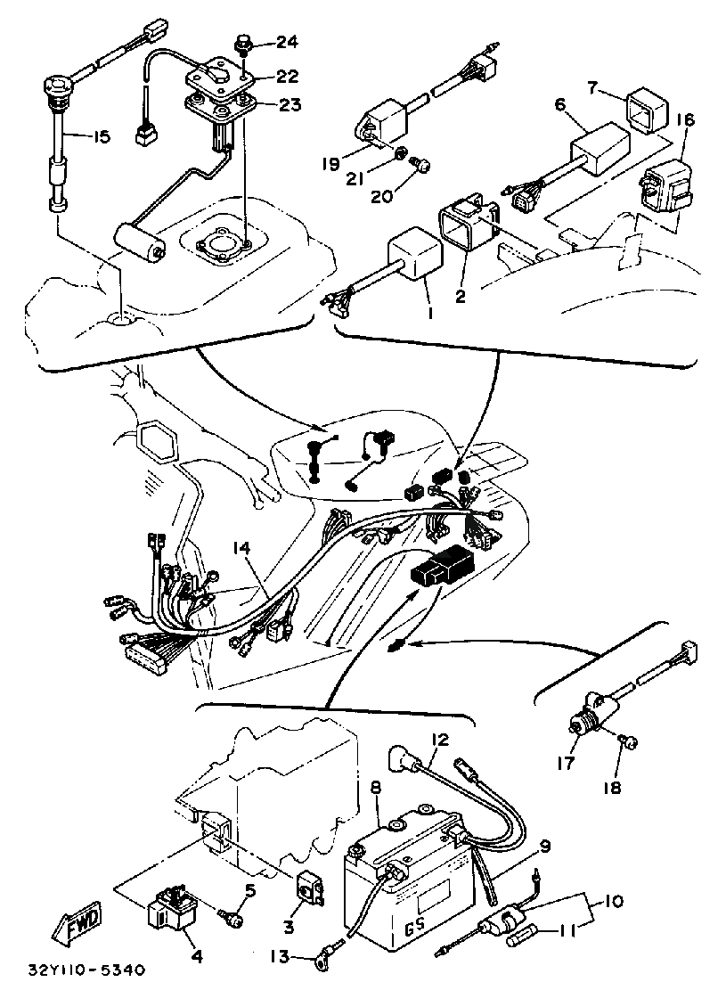 Yamaha Mz300 Parts Diagram at Jamie Crews blog