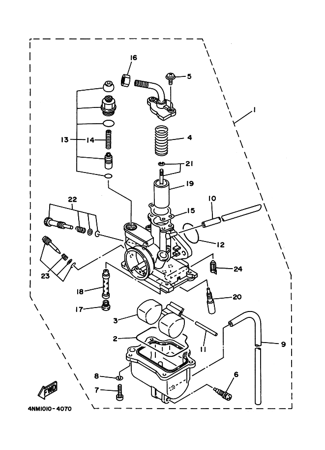 4GL-1410A-00-00 Starter Set Yamaha | YoshiParts